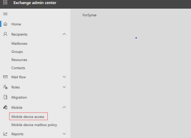 Enable ActiveSync Device Quarantine - ForSynse | Information Involved